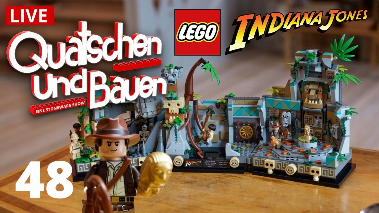 Jäger der neuen LEGO Indiana Jones Sets | Quatschen & Bauen #48 LIVE ...
