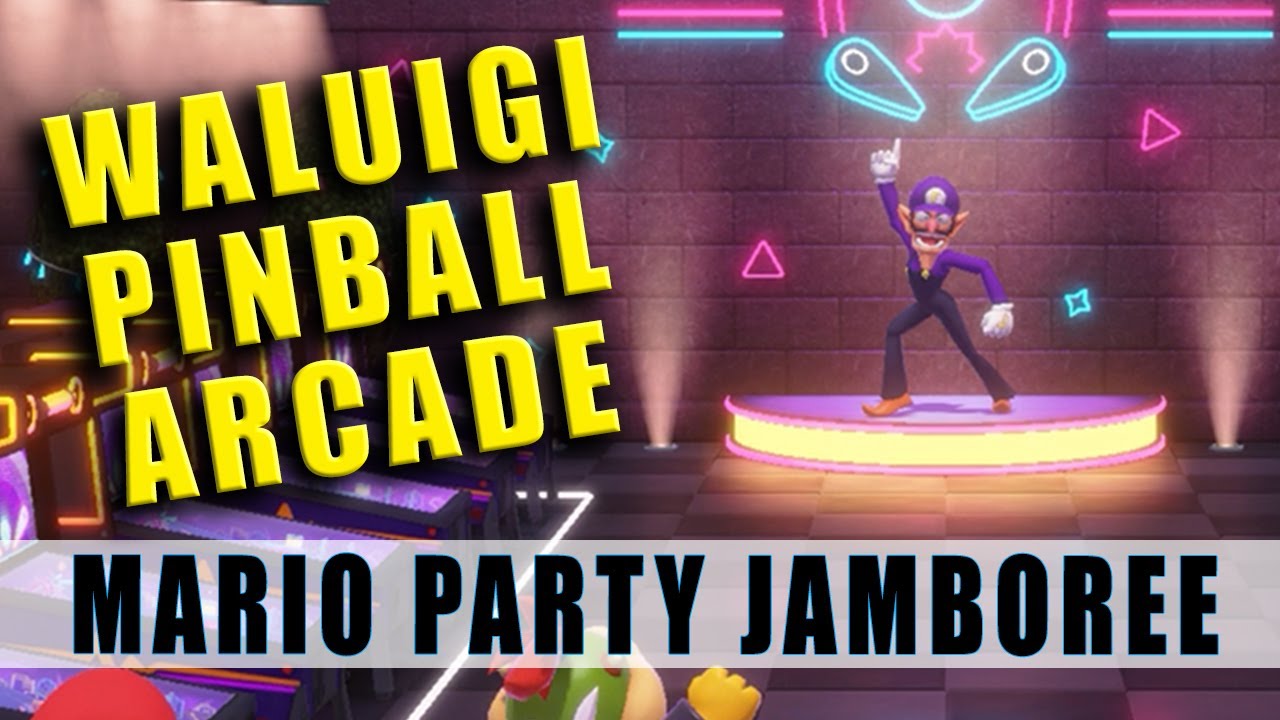 Waluigi Pinball Arcade Super Mario Party Jamboree how to win - YouTube
