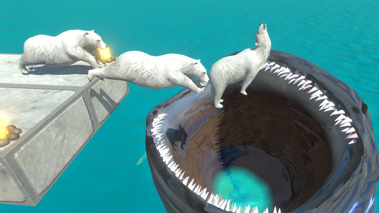 Bloop mouth jumping challenge - Animal Revolt Battle Simulator - YouTube