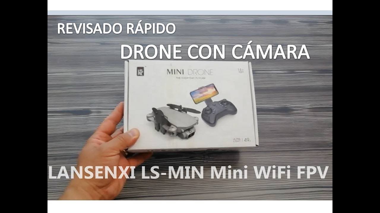 DRONE LANSENXI LS-MIN Mini WiFi FPV en español - YouTube