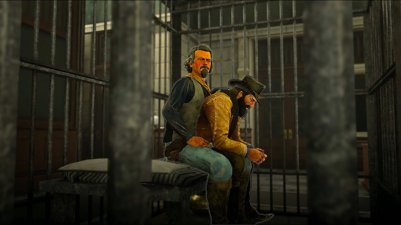 Arthur Gets Glitched With Bounty In Saint Denis Jail #rdr2 - YouTube