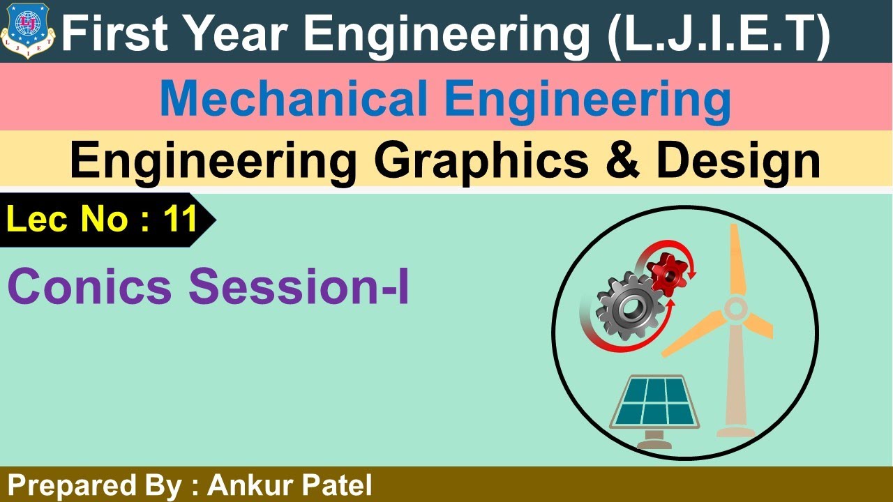 Lec -11_Conics Session-I | Engineering Graphics & Design | First year ...