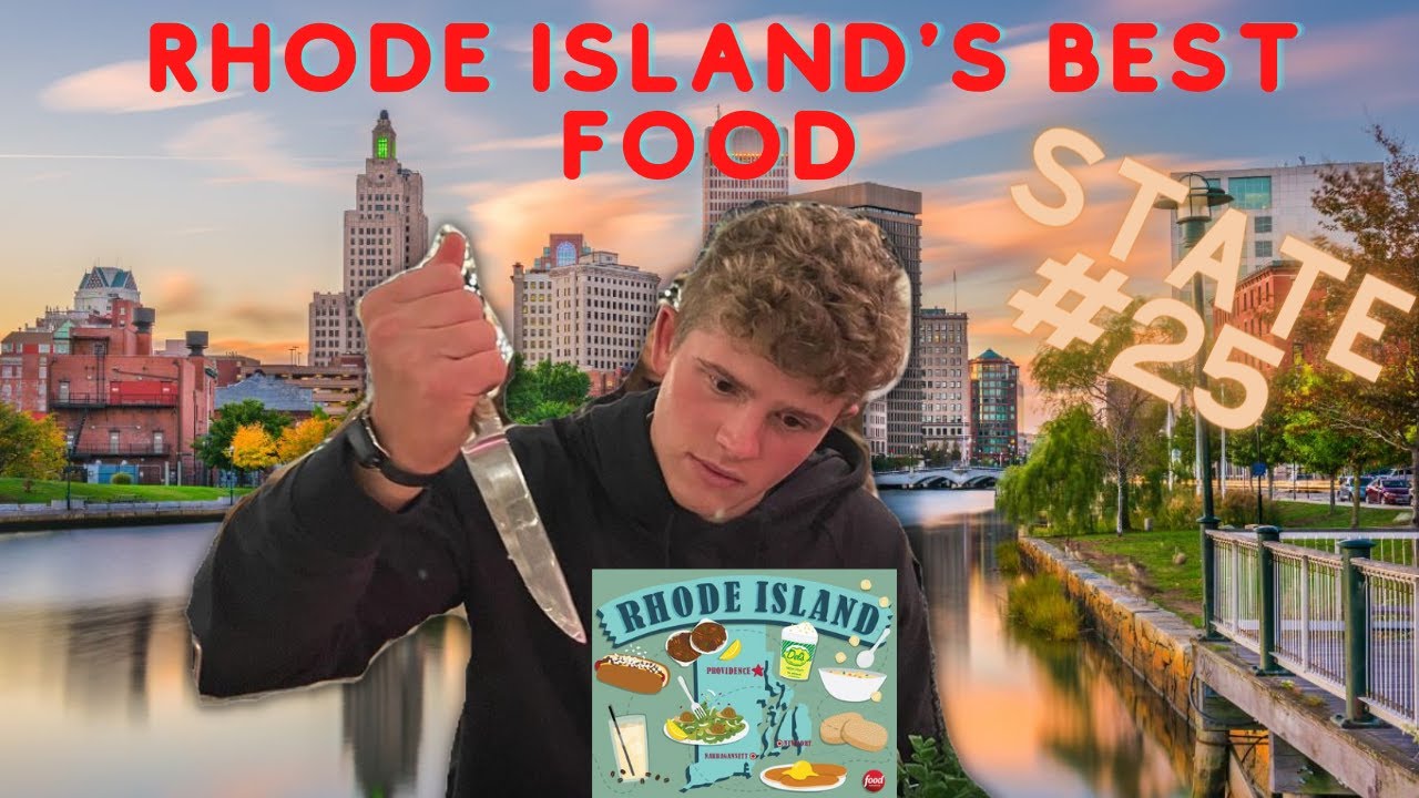 Eating the most iconic food from Rhode Island for an entire day! (State ...
