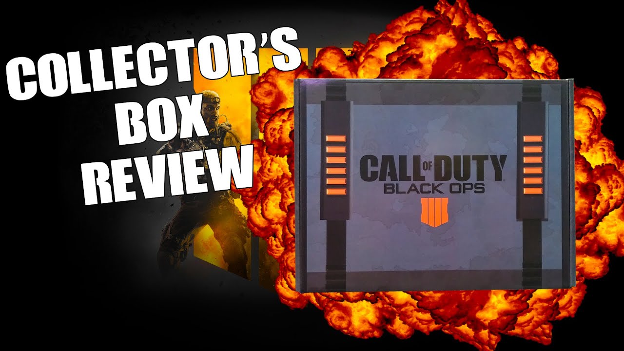Call of Duty Black ops 4 COLLECTOR'S BOX Unboxing | Review (COD ...