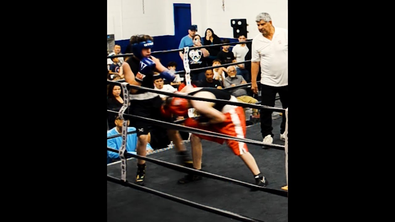 Police Athletic League Boxing Club fight Villa versus Garcia - YouTube