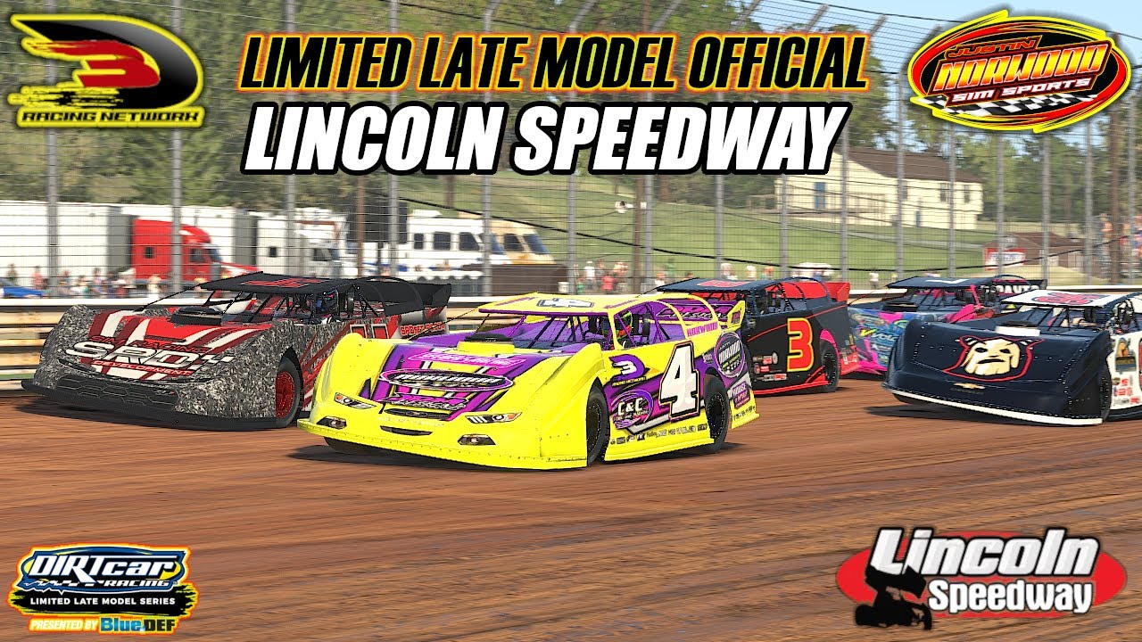 iRacing Dirt Limited Late Model - Lincoln Speedway - YouTube