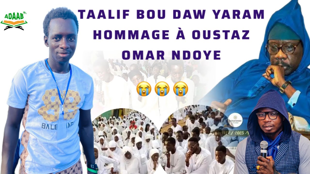 Taalif Bou Daw Yaram 😭Hommage à Oustaz Omar Ndoye - YouTube