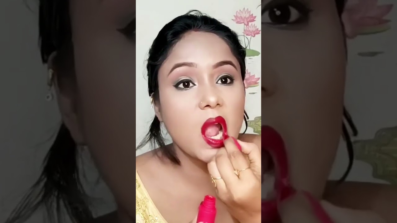 makeup tutorial/lipstick tutorial#shorts - YouTube