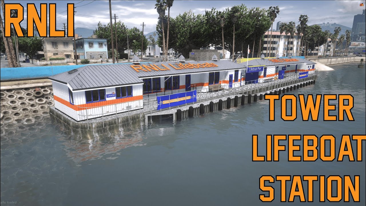 RNLI Tower Lifeboat Station [GTAV/FIVEM] - YouTube