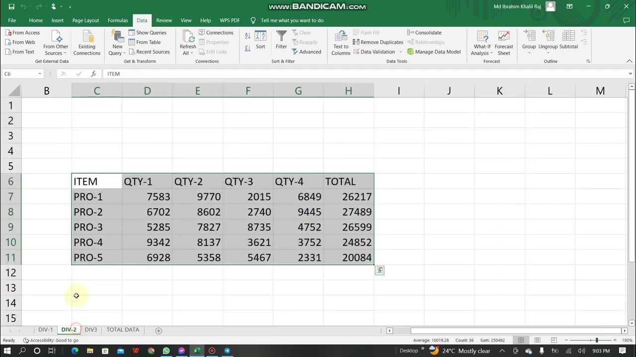 CONSOLIDATE DATA EXCEL - YouTube