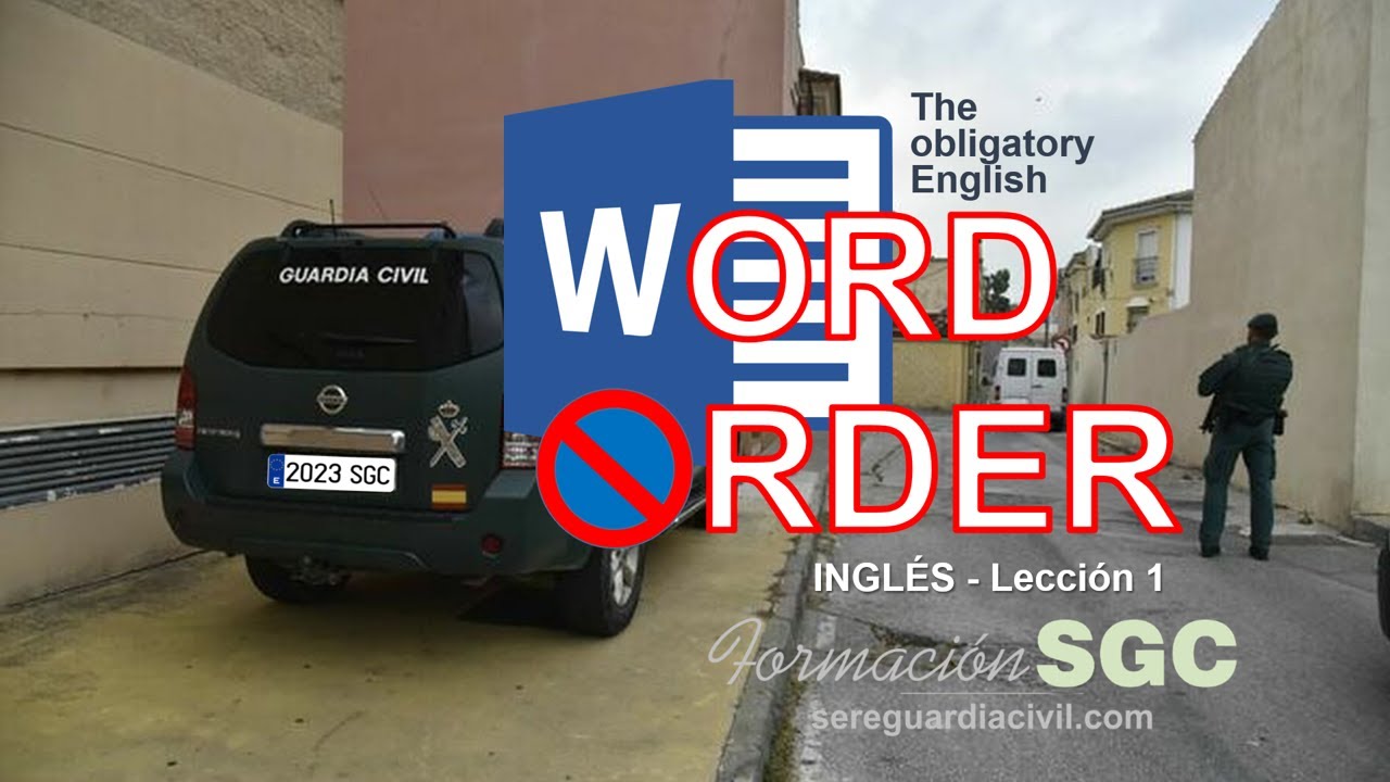 The obligatory English WORD ORDER - YouTube