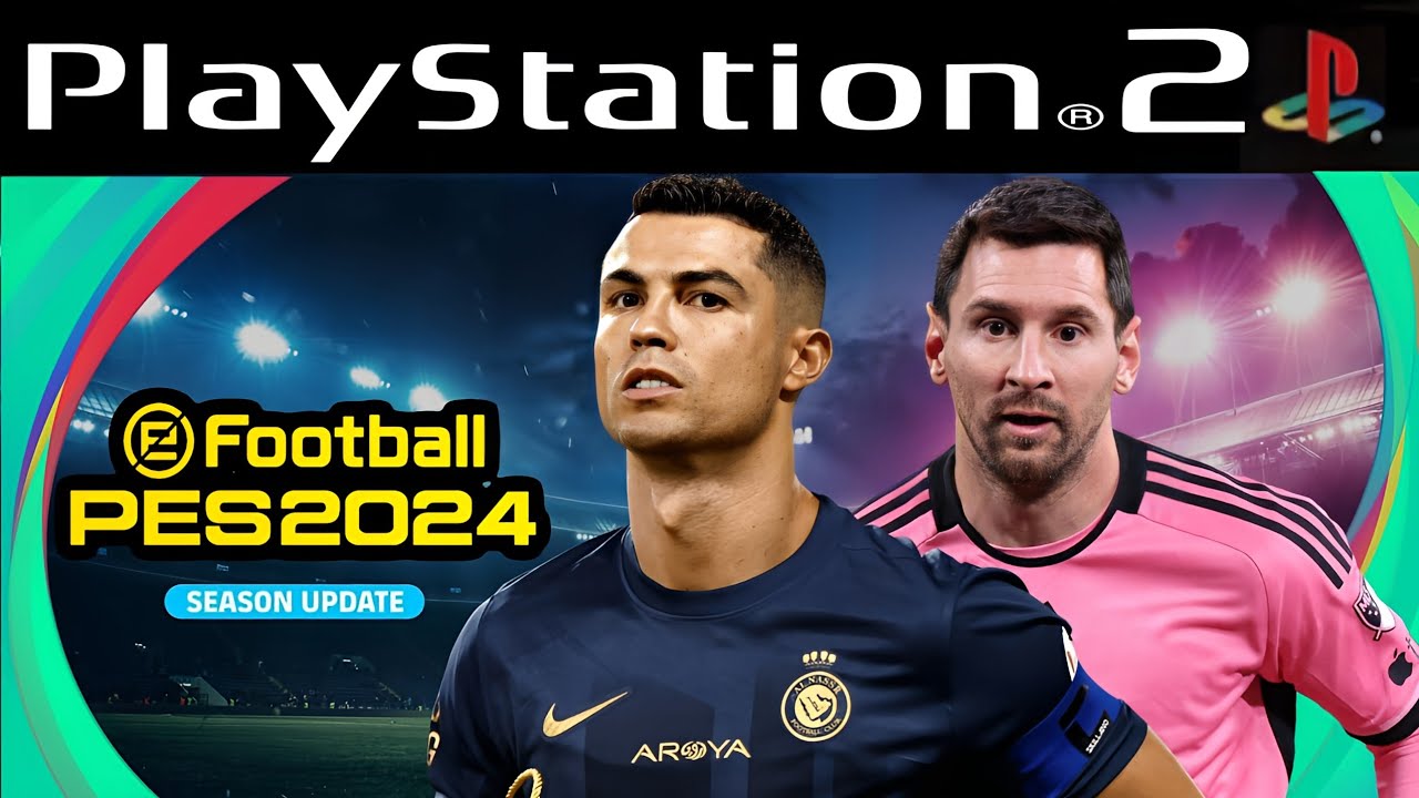 NOVO PES 2024 EFOOTBALL ATUALIZADO PS2 ISO DOWNLOAD - YouTube