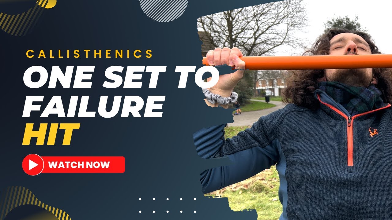 Callisthenics HIT Full Body Workout (One Set To Failure) - YouTube