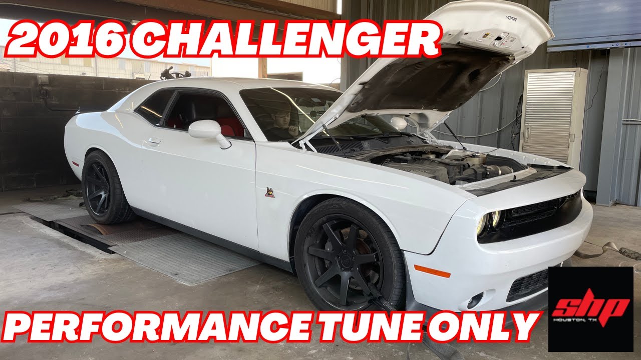 Stock 2016 Challenger Scat Pack 6.4 Performance on the Dyno at Serious ...