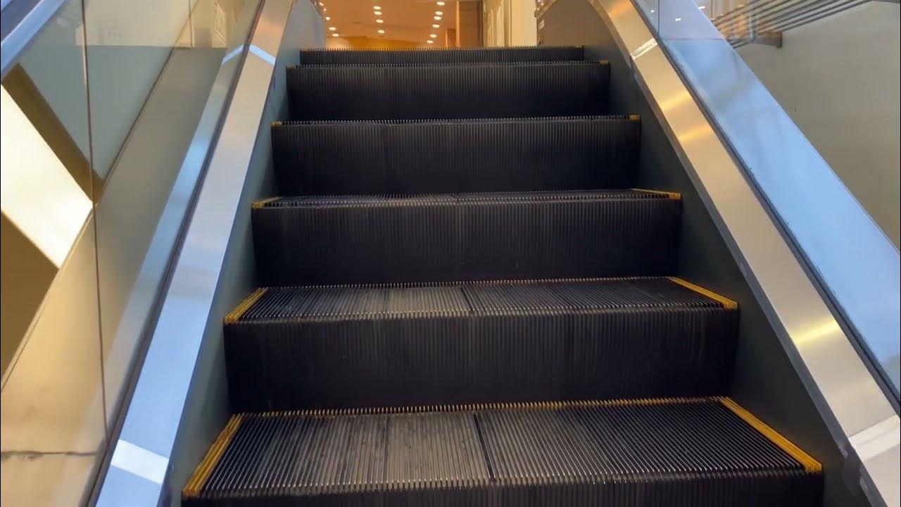 【東芝】1X エスカレーター ユーカリプラザ 1X escalator Yukari Plaza shopping store Chiba Japan - YouTube
