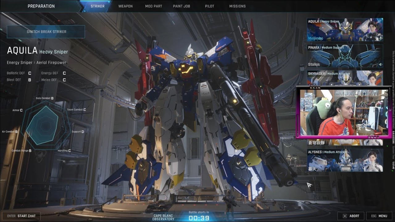 Mecha BREAK - Aquila Lightning Z Custom - YouTube