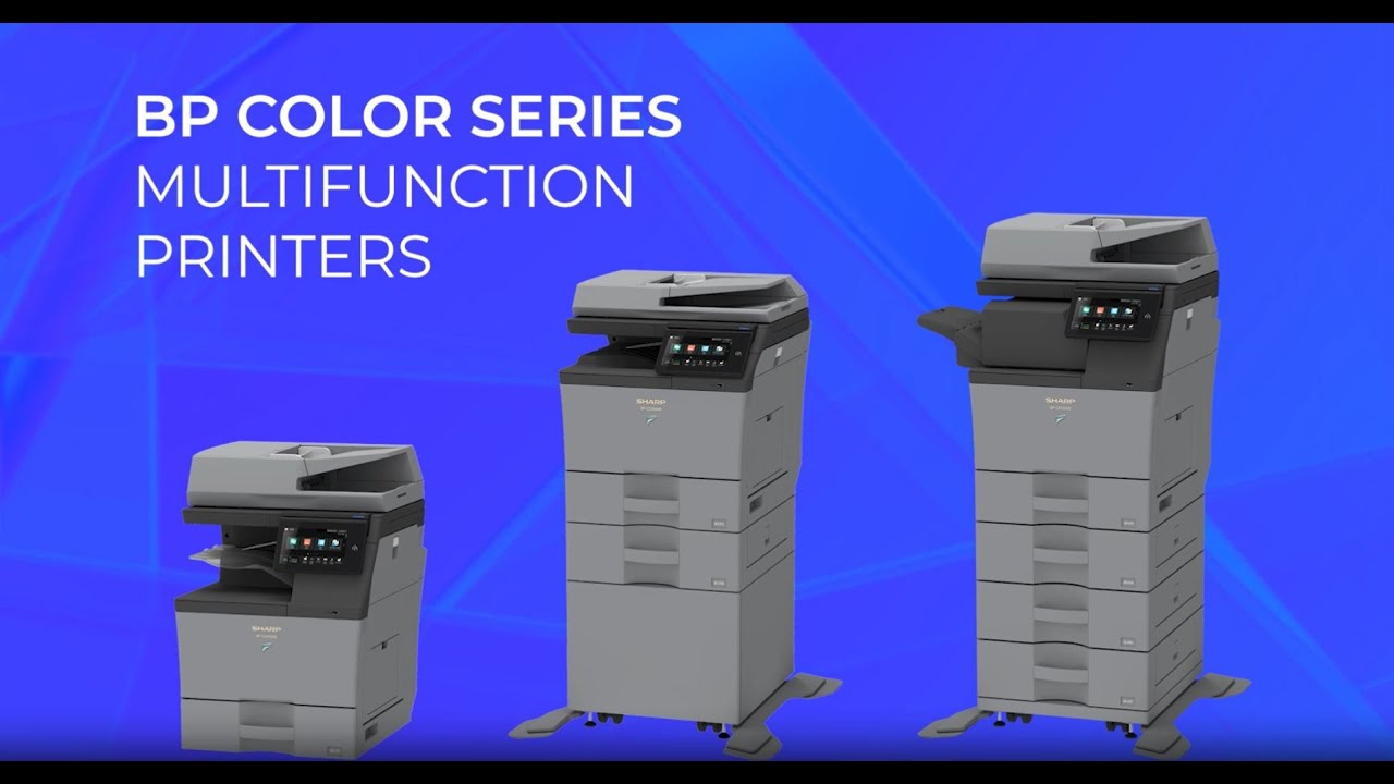 Compact, User-Friendly Sharp BP Series Multifunction Printers - YouTube
