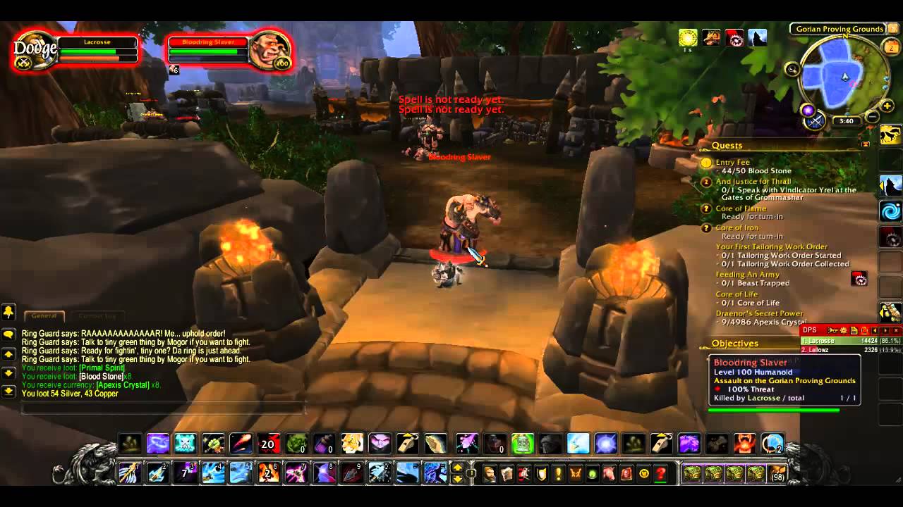 World of Warcraft-Blood Trial- Guide - YouTube