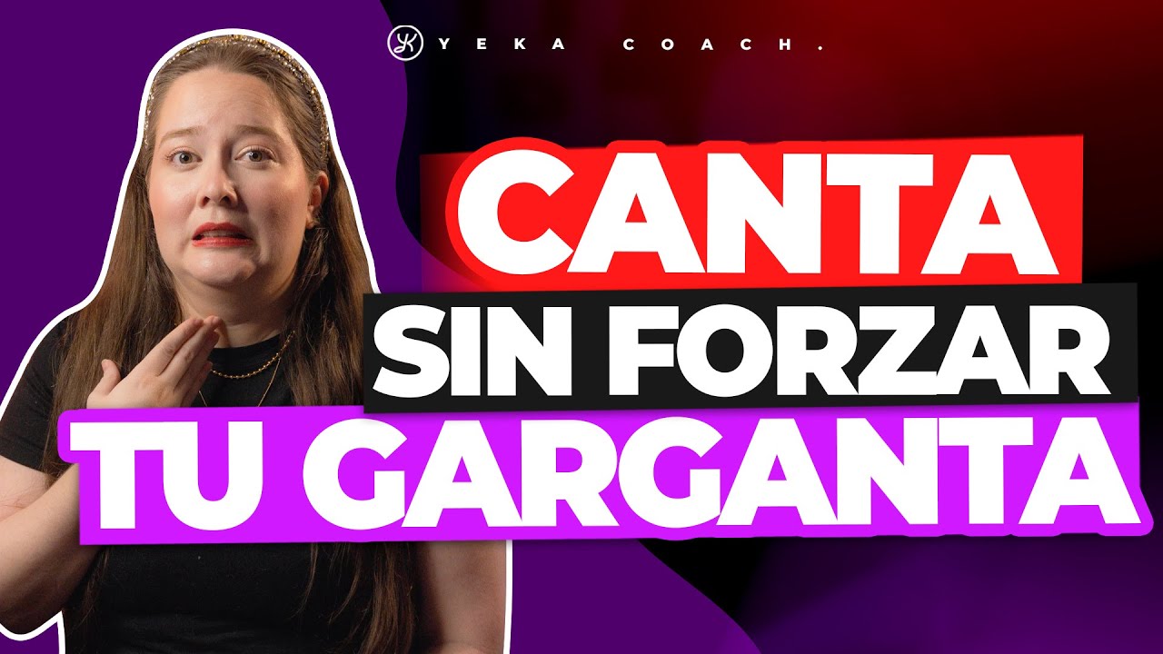 3 EJERCICIOS PARA CANTAR BIEN, SIN DOLOR Y SIN FORZAR LA GARGANTA | YEKA COACH - YouTube