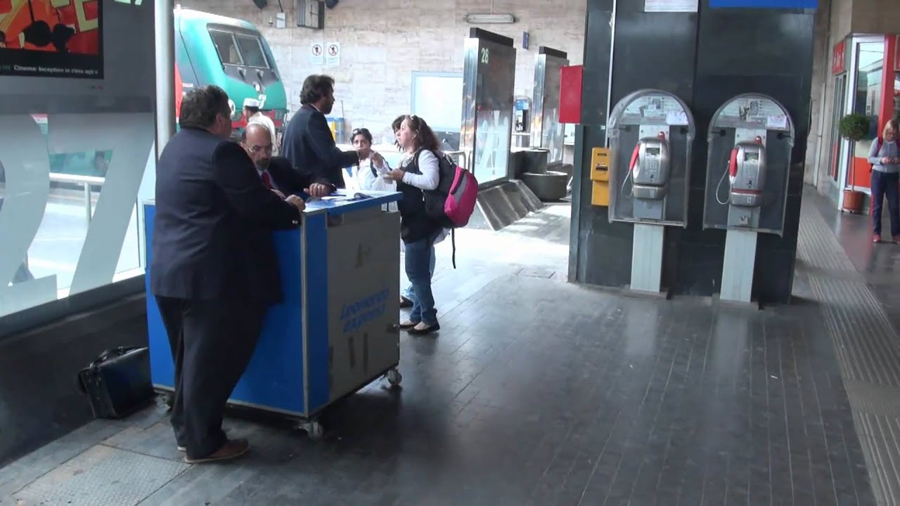 Italy - Rome: Getting to Rome - Roma Termini - Leonardo Express - YouTube