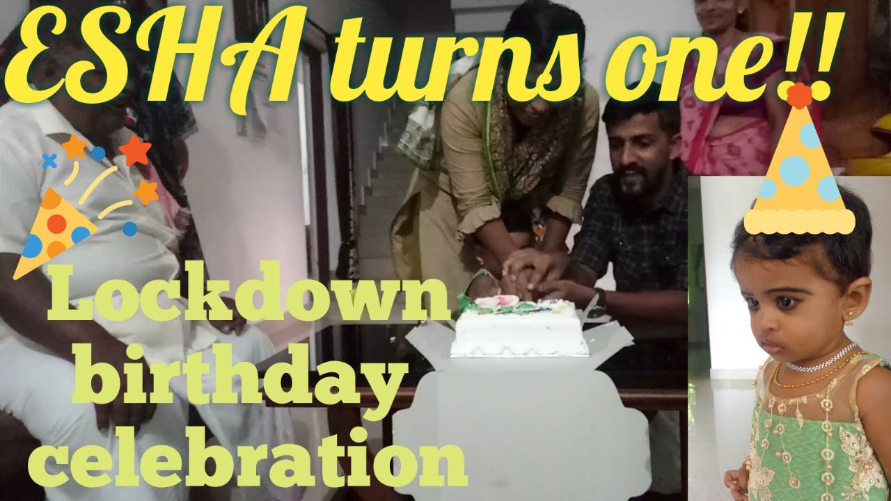 Esha turns one birthday celebration. Lockdown no celebration but ...