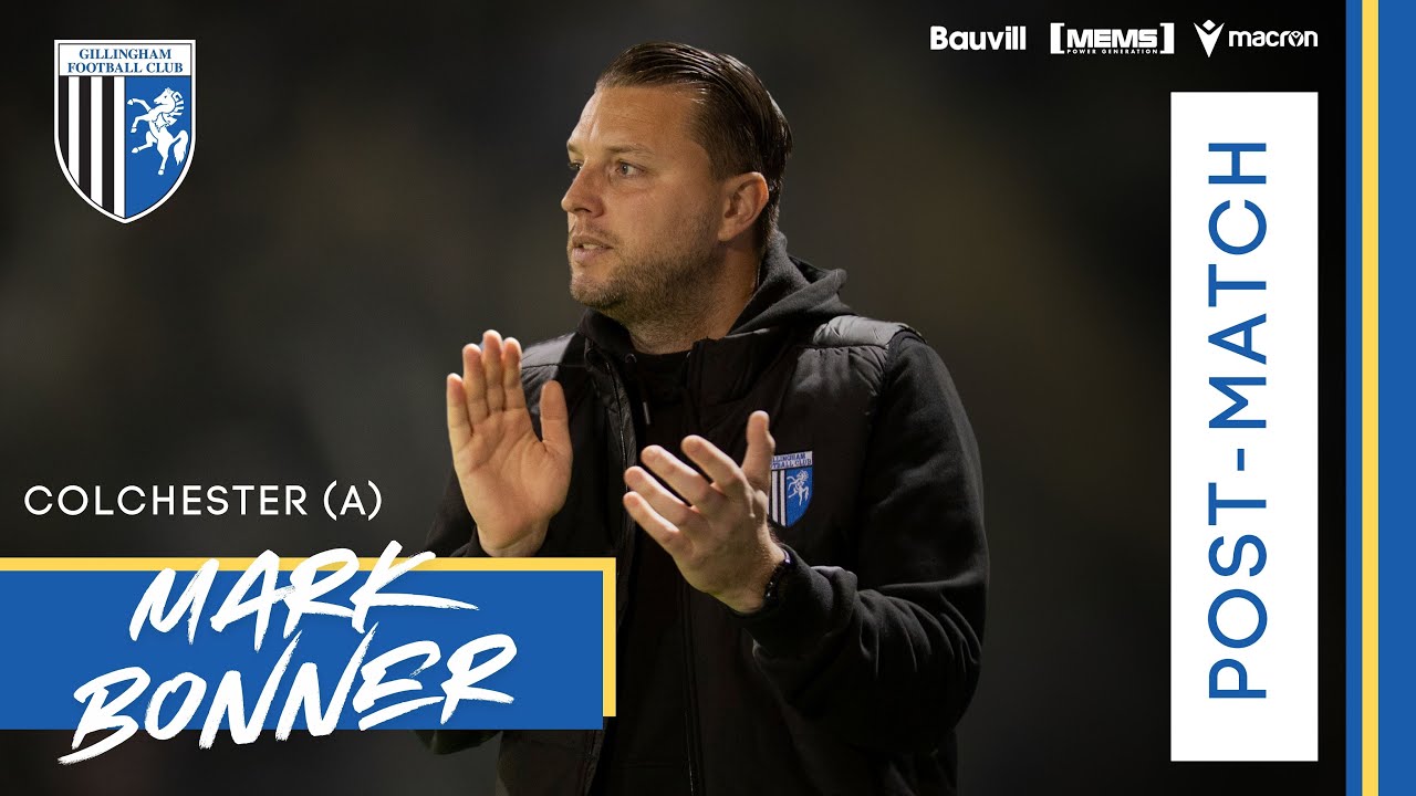 POST-MATCH | MARK BONNER REFLECTS ON COLCHESTER DEFEAT - YouTube