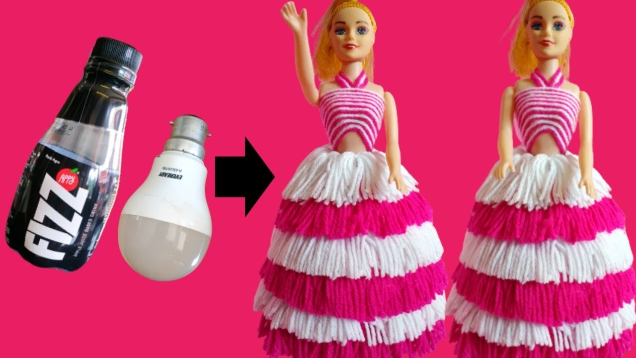 Dancing barbie doll / Best out of waste/Dancing doll/Diy barbie doll ...
