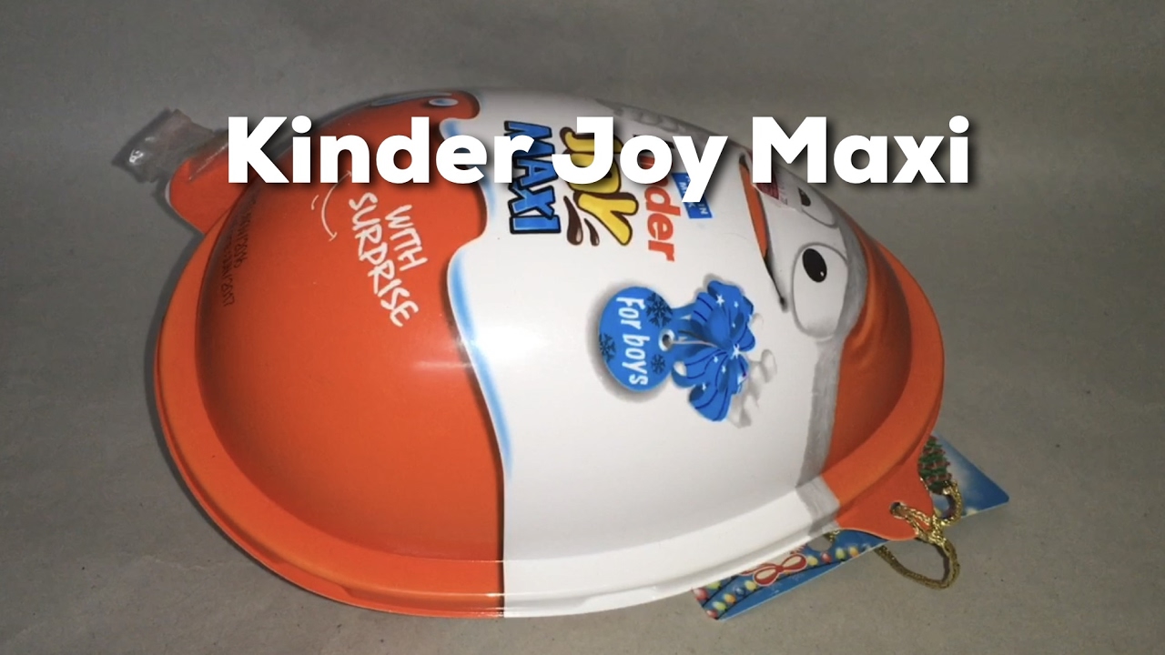Kinder Joy Maxi for Boys - YouTube
