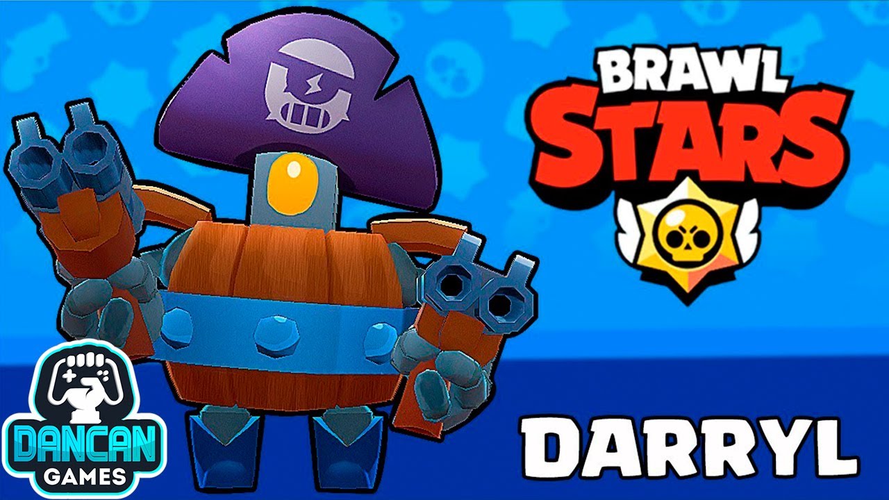 TUDO SOBRE O DARRYL - BRAWL STARS - YouTube
