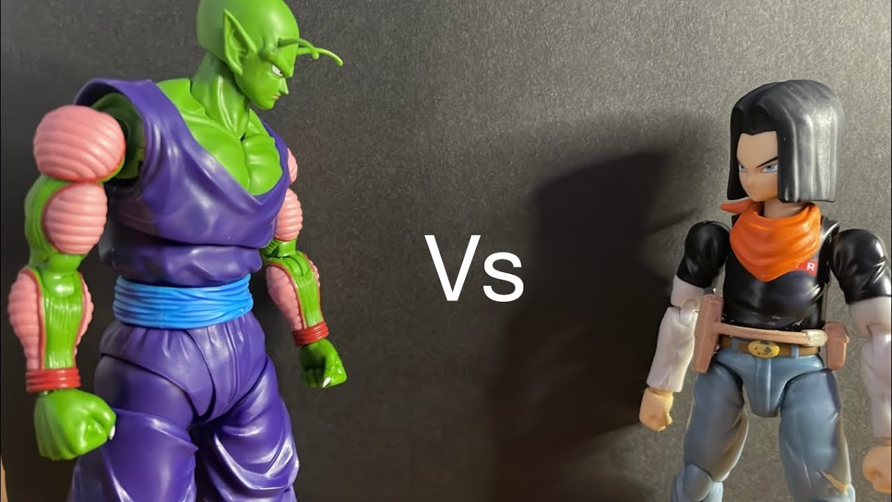 Dragon ball Piccolo vs Android 17 stop motion - YouTube