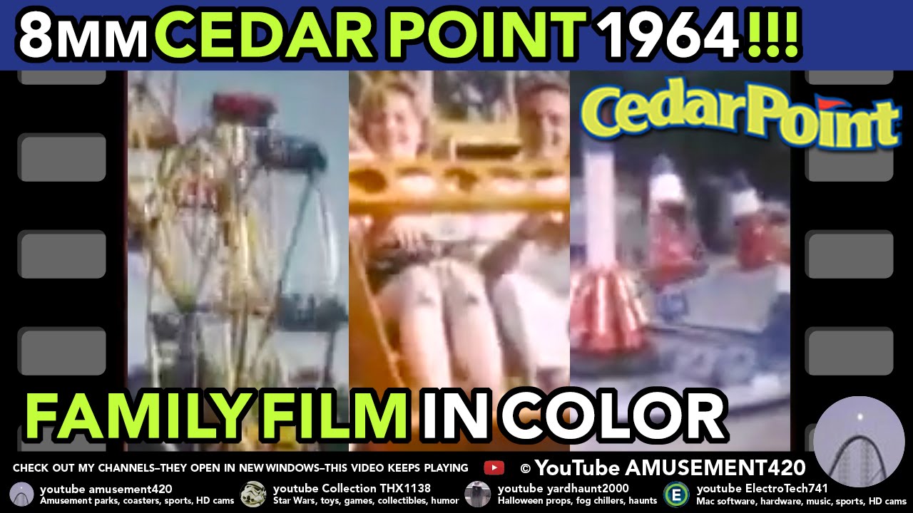 Cedar Point 1964 Rides & Atmosphere 8mm Family Film | amusement420 ...