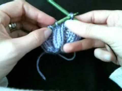 How to Bind off Knitwise and Purlwise - YouTube