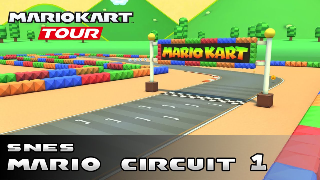 Mario Kart Tour - SNES Mario Circuit 1 (All Variants) - YouTube
