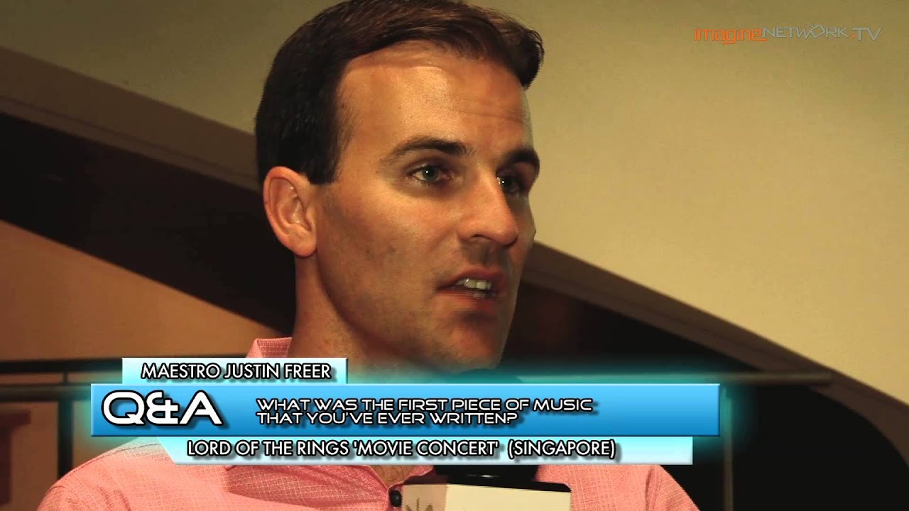 Lord Of The Rings Movie Concert: Maestro Justin Freer - YouTube