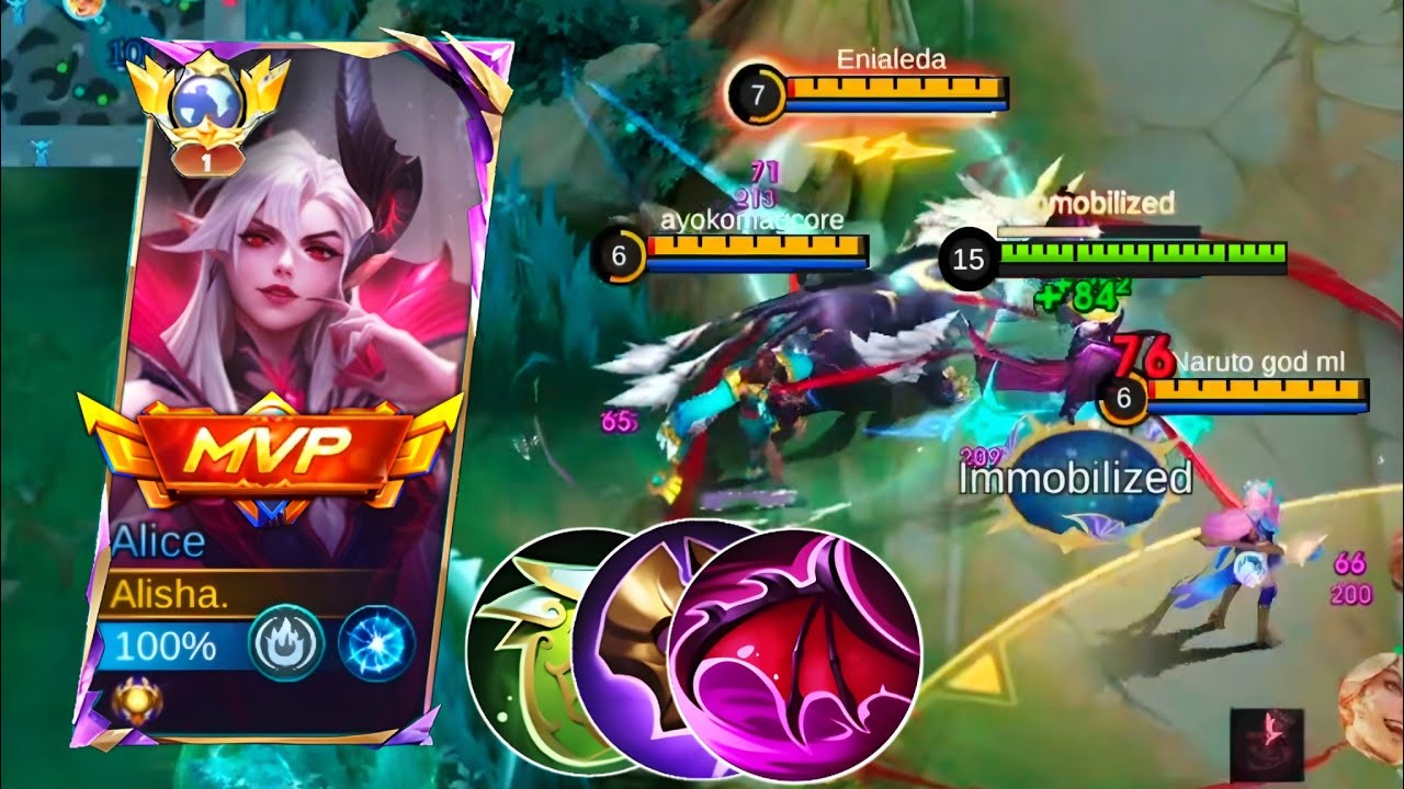 WHY PURE ALICE TANK BUILD IS SO BROKEN?│TOP 1 GLOBAL ALICE GAMEPLAY ...