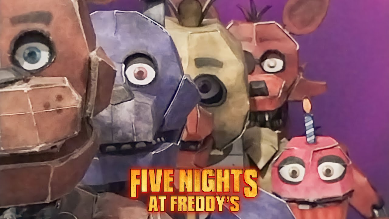 TODAS MIS PRESENTACIONES EN VHS DE FNAF / Papercraft - YouTube