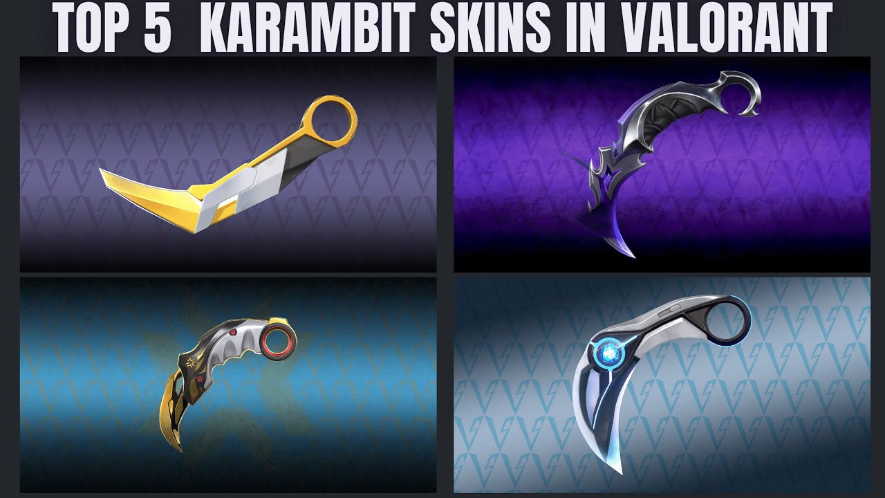 Ranking Every KARAMBIT - VALORANT - YouTube