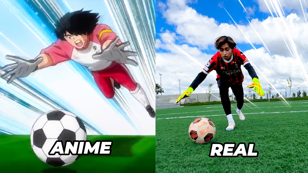 HICE las jugadas más ÉPICAS de Capitán TSUBASA en la VIDA REAL - YouTube