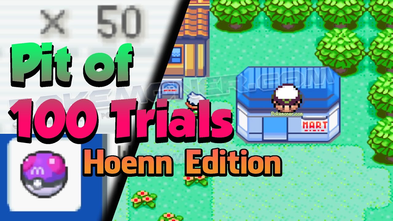 Pokemon Pit of 100 Trials Hoenn Edition - The next version of Pit of ...