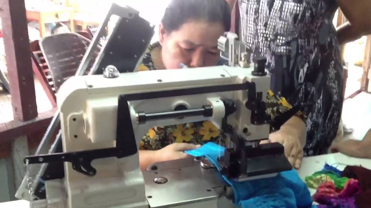 สอนจักรลาดึงยางสม็อค Smocking Sewing Machine TEL.0816338276 - YouTube