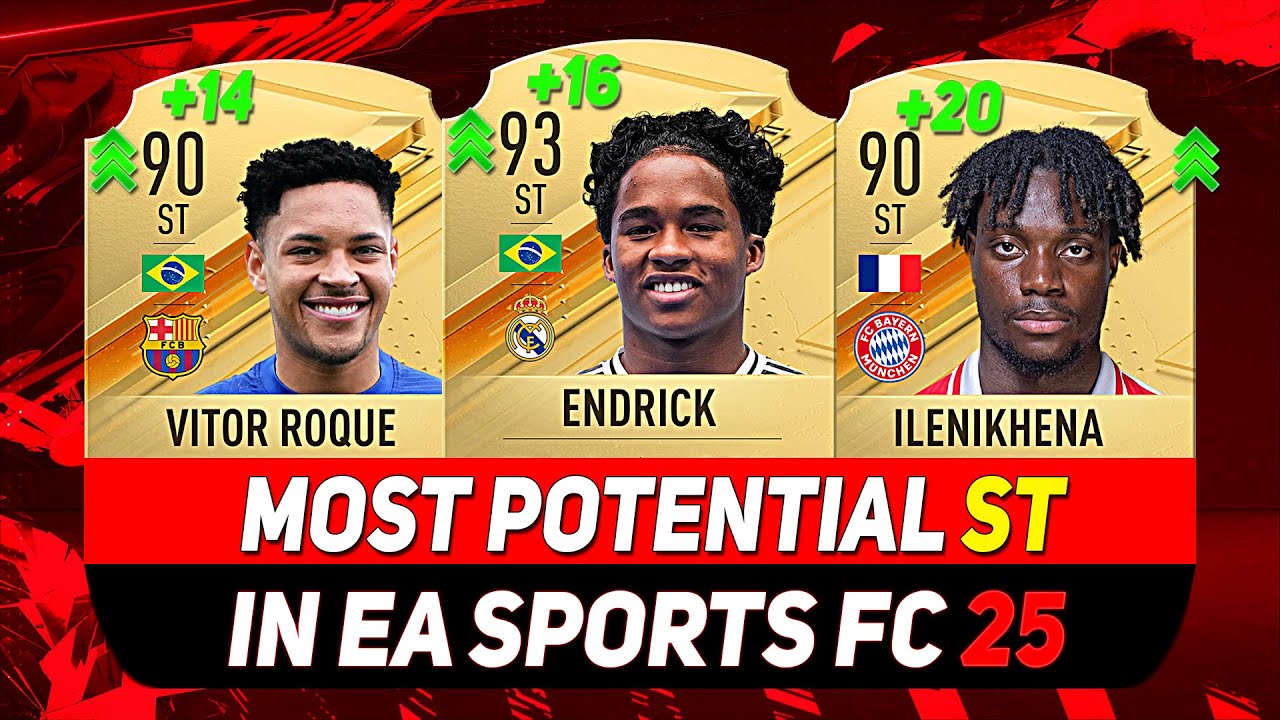 EA FC 25 WONDERKIDS 👶 BEST YOUNG STRIKERS IN CAREER MODE! ft. ENDRICK ...