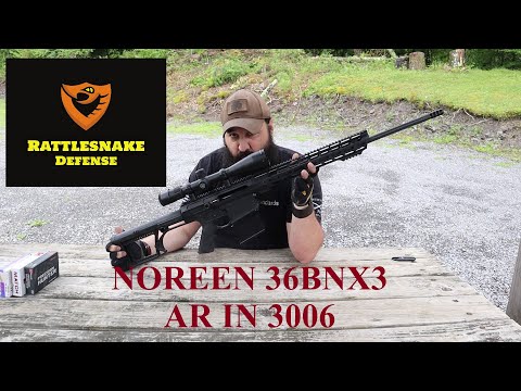 Noreen BN36X3 AR Platform in 30-06 Review,  This is a very interesting rifle in a classic caliber.