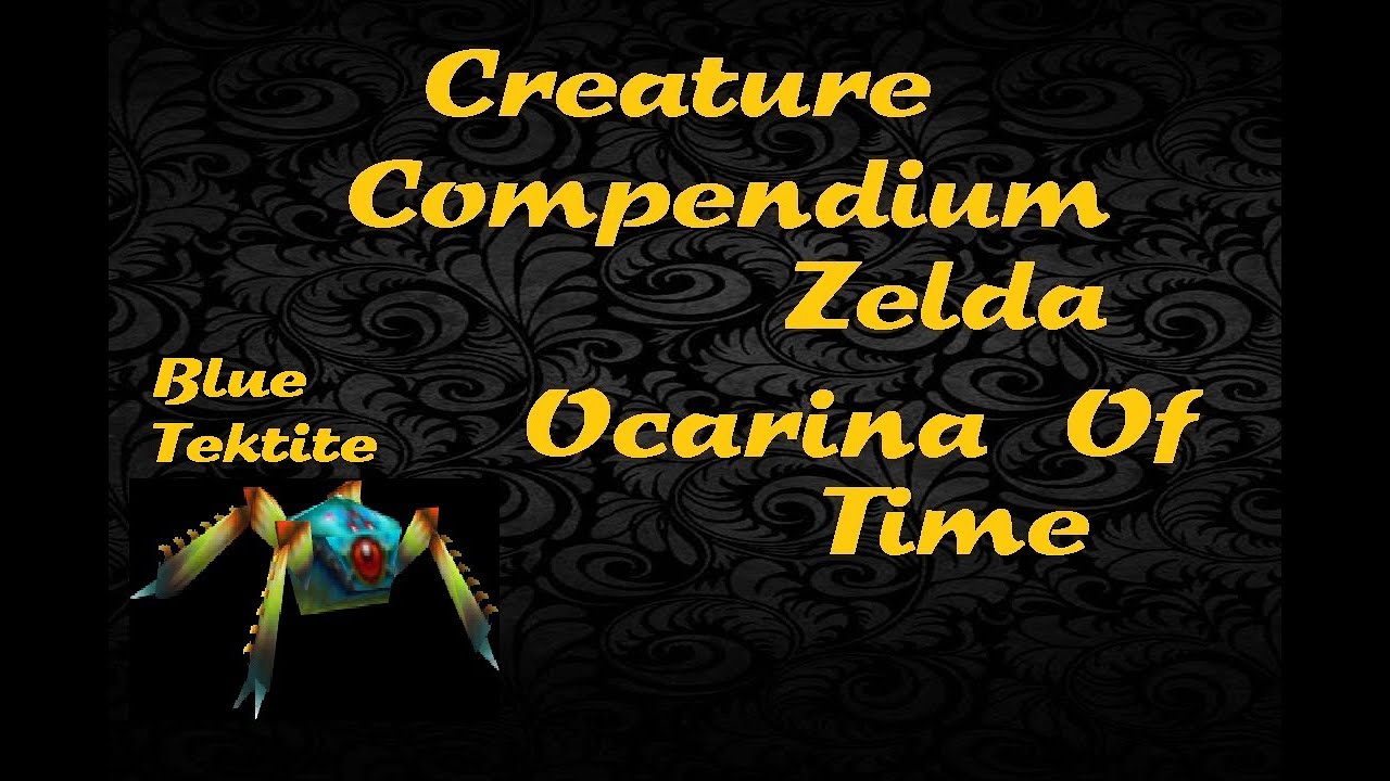 Creature Compendium - Blue Tektite (Zelda Ocarina Of Time) - YouTube