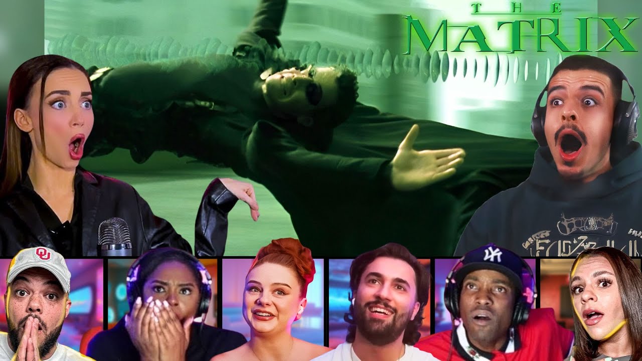 THE VERY BEST "NEO DODGING BULLETS/ BULLET TIME" REACTIONS! *THE MATRIX ...