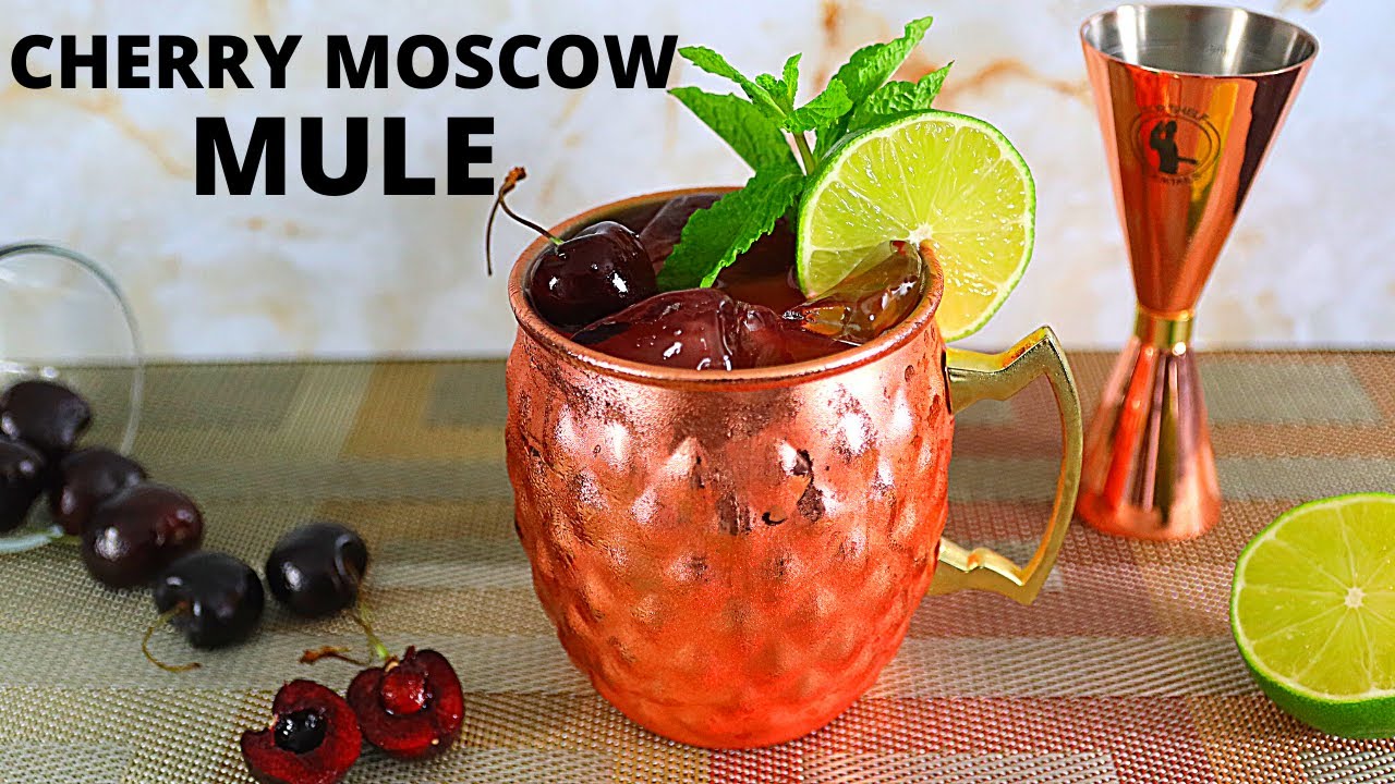 Cherry Moscow Mule Recipe - YouTube