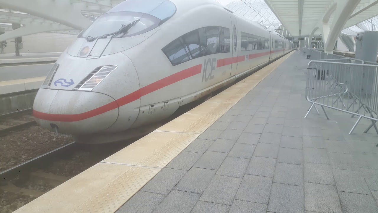 ICE 15 naar Frankfurt am Main HBF (D) (ICE3 - Br406) in Luik-Guillemins ...