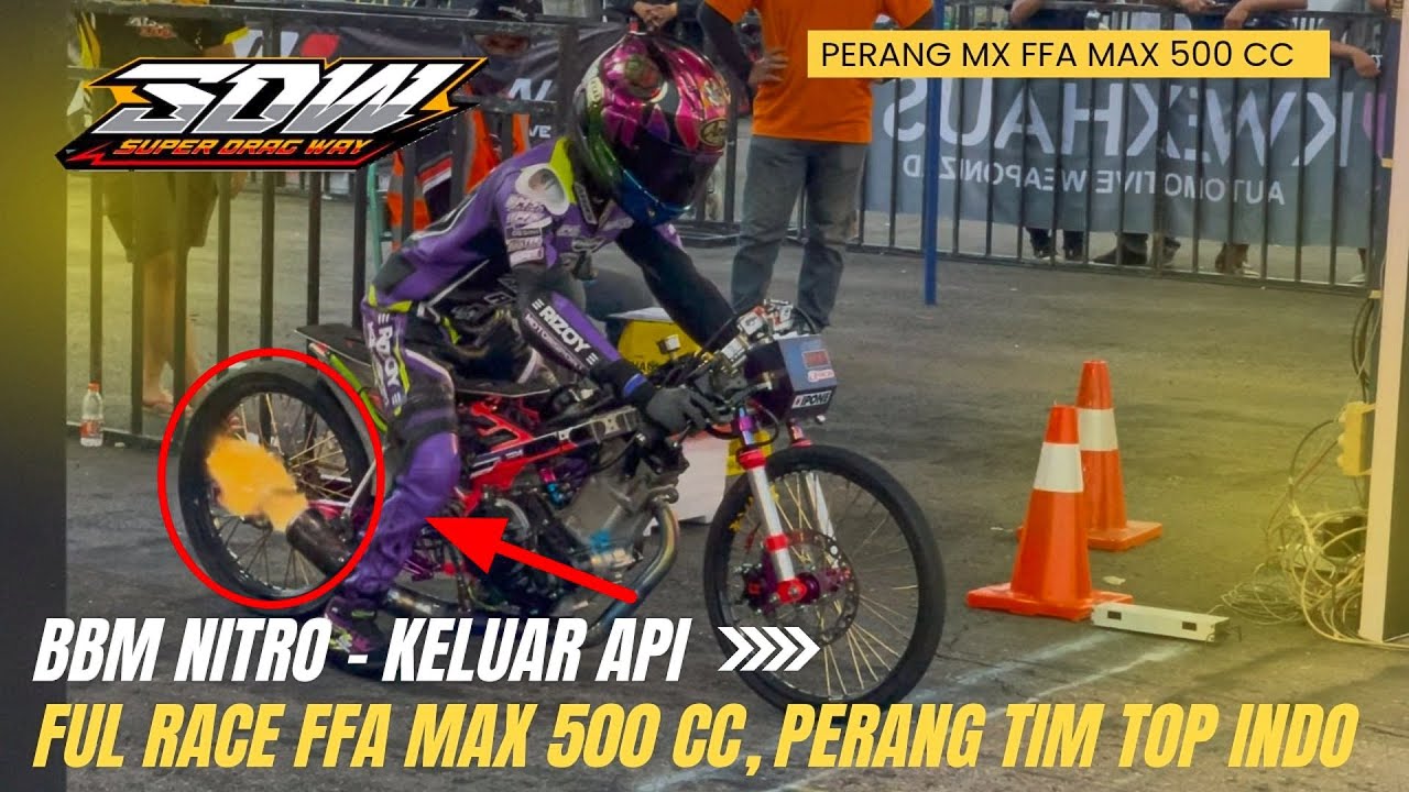 PERANG CC BLEDOSAN BBM NITRO🔴 FFA MAX 500 CC 201 M - Adu Mekanik MBKW2 ...
