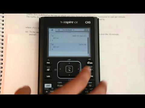 TI-Nspire CX CAS Calc Video - YouTube