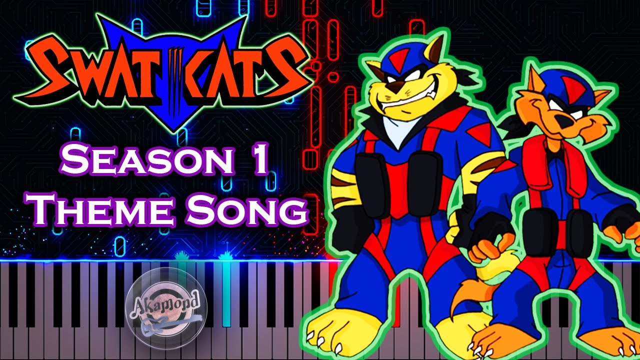 Swat Kats Intro - Piano Tutorial And Cover - Swat Kats Season 1 Theme ...