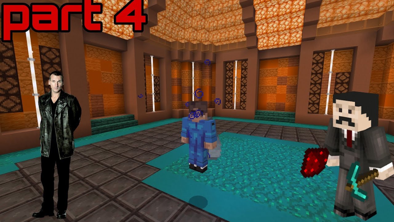 How To build mumbo jumbo tardis part 4 wall design - YouTube